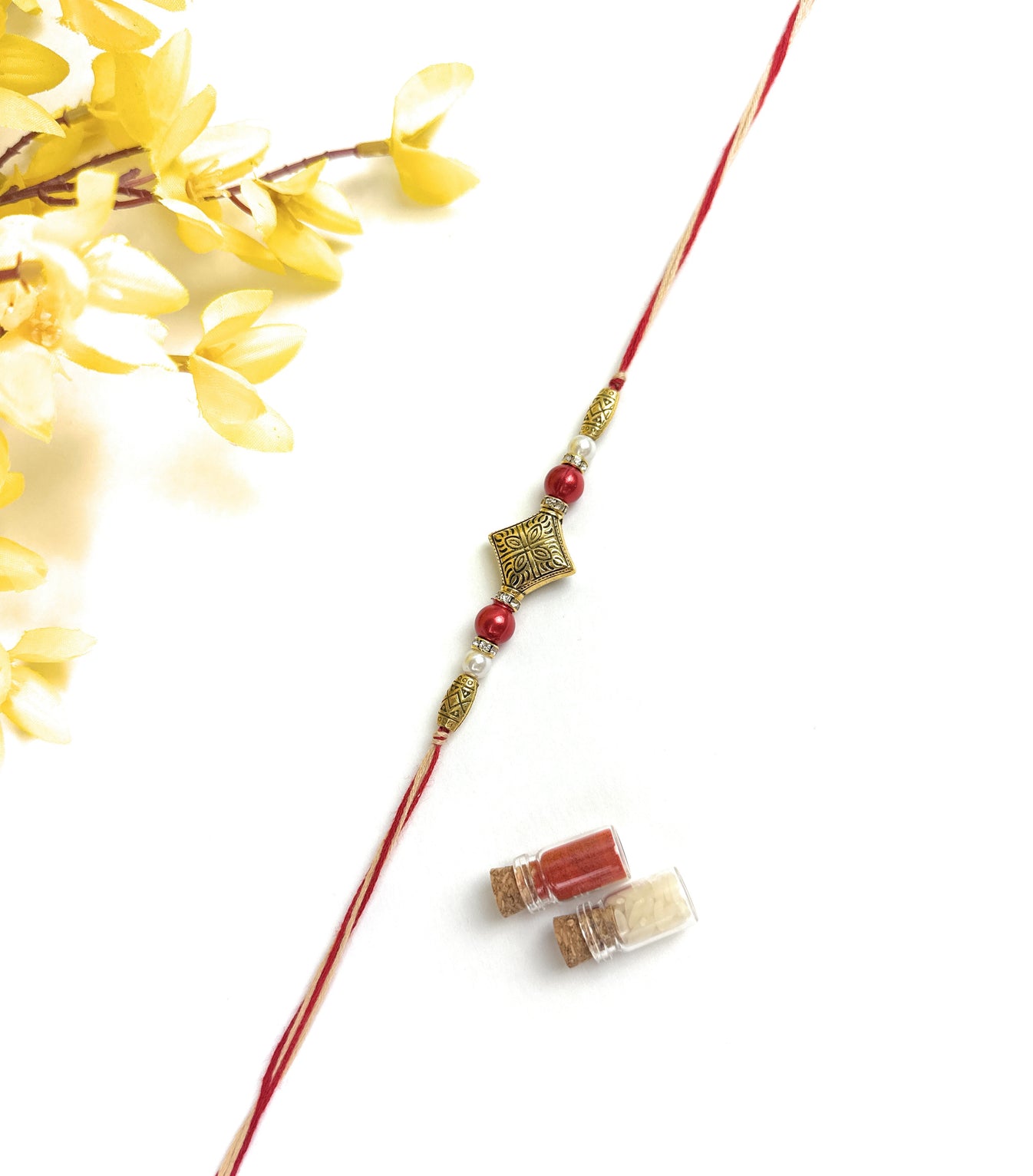 Premium Handmade Designer Traditional Rakhi for Bhai, Brother, Sibling ...